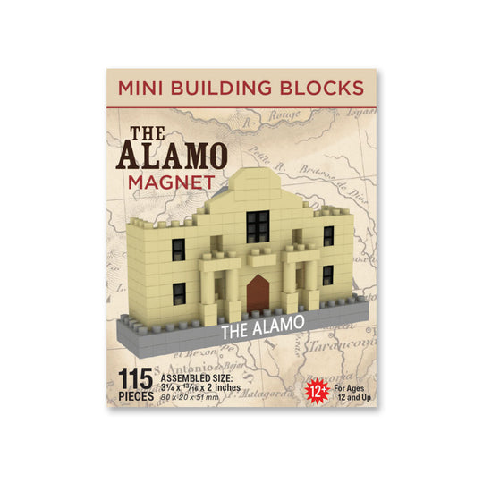 The Alamo Mini Building Block Magnet – The Alamo Gift Store