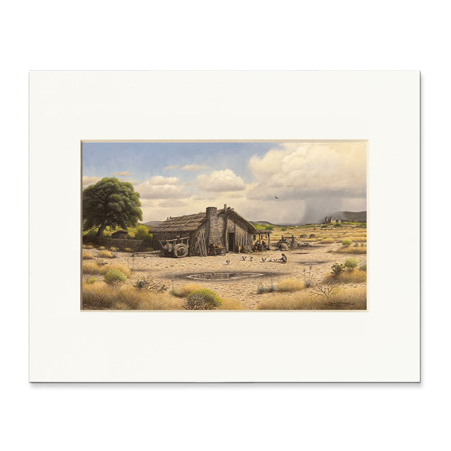 "Jacal Tejano, Spanish Colonial 1790" Donald Yena – The Alamo Gift Store