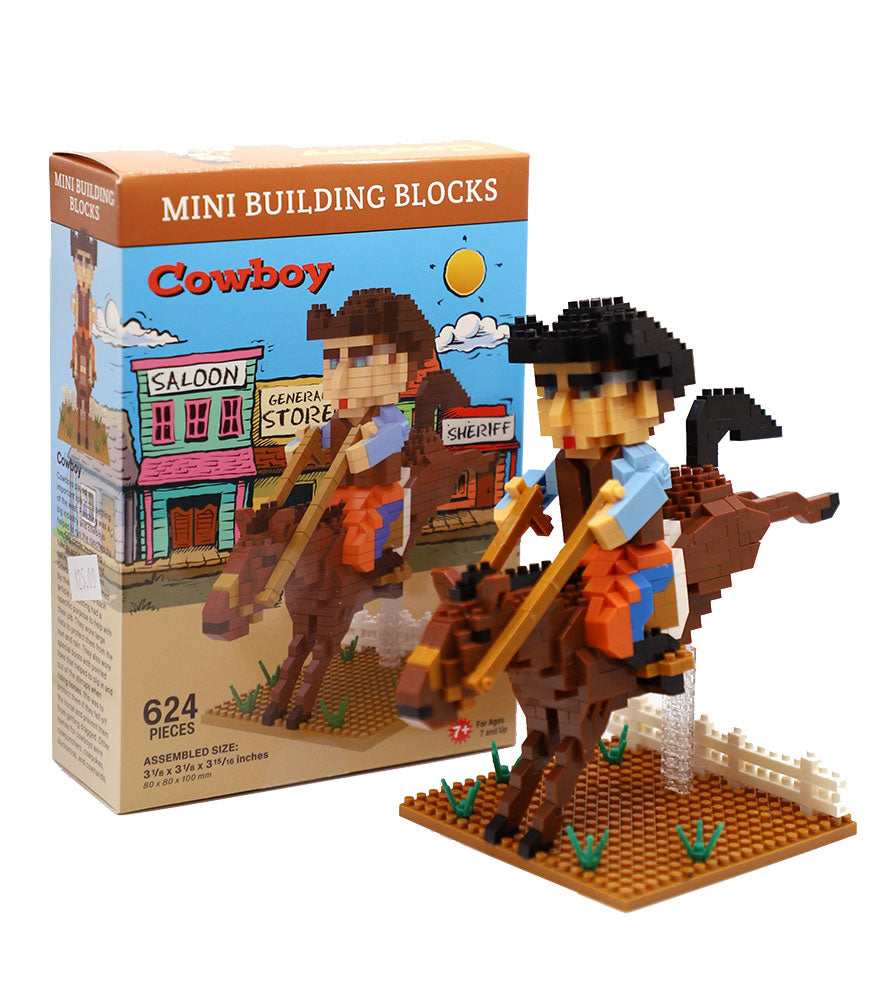 Mini Building Blocks - Cowboy Set – The Alamo Gift Store