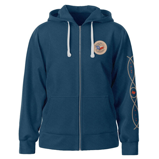 The Alamo Flag Zip-up Sweatshirt – The Alamo Gift Store
